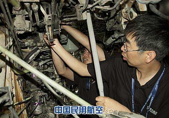 东航山西维修部排除B-5030飞机故障纪实 - 中国民用航空网