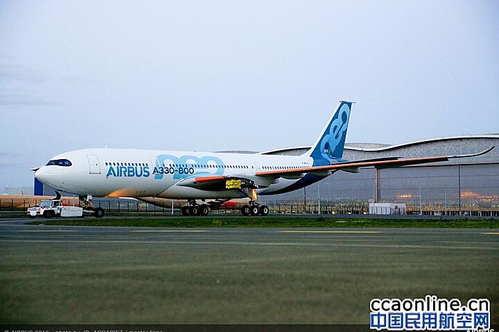 首架全新空客A330-800飞机完成喷漆 距离加入A330neo试飞机队更近一步 - 中国民用航空网