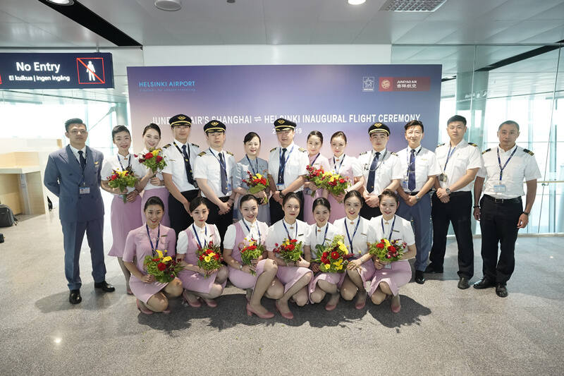 吉祥航空正式开通上海-赫尔辛基直飞航线 - 中国民用航空网