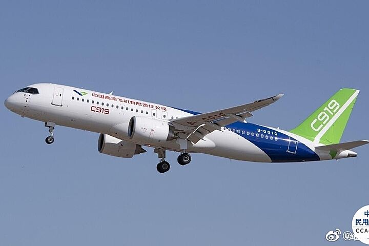 C919首次试飞合肥 - 民用航空网