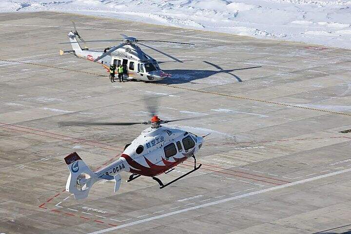 双机“见”三江，AC332、AC352两型直升机“会师”成功 - 民用航空网